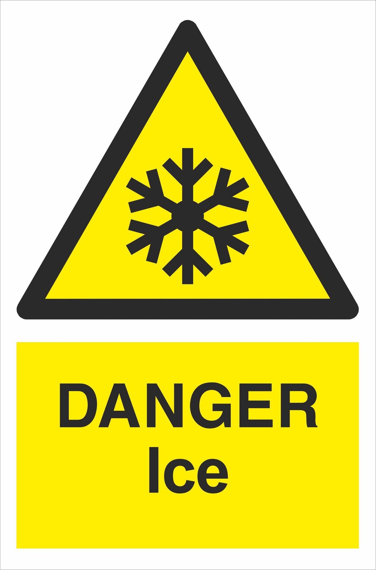 DANGER Ice — Sign Services UK