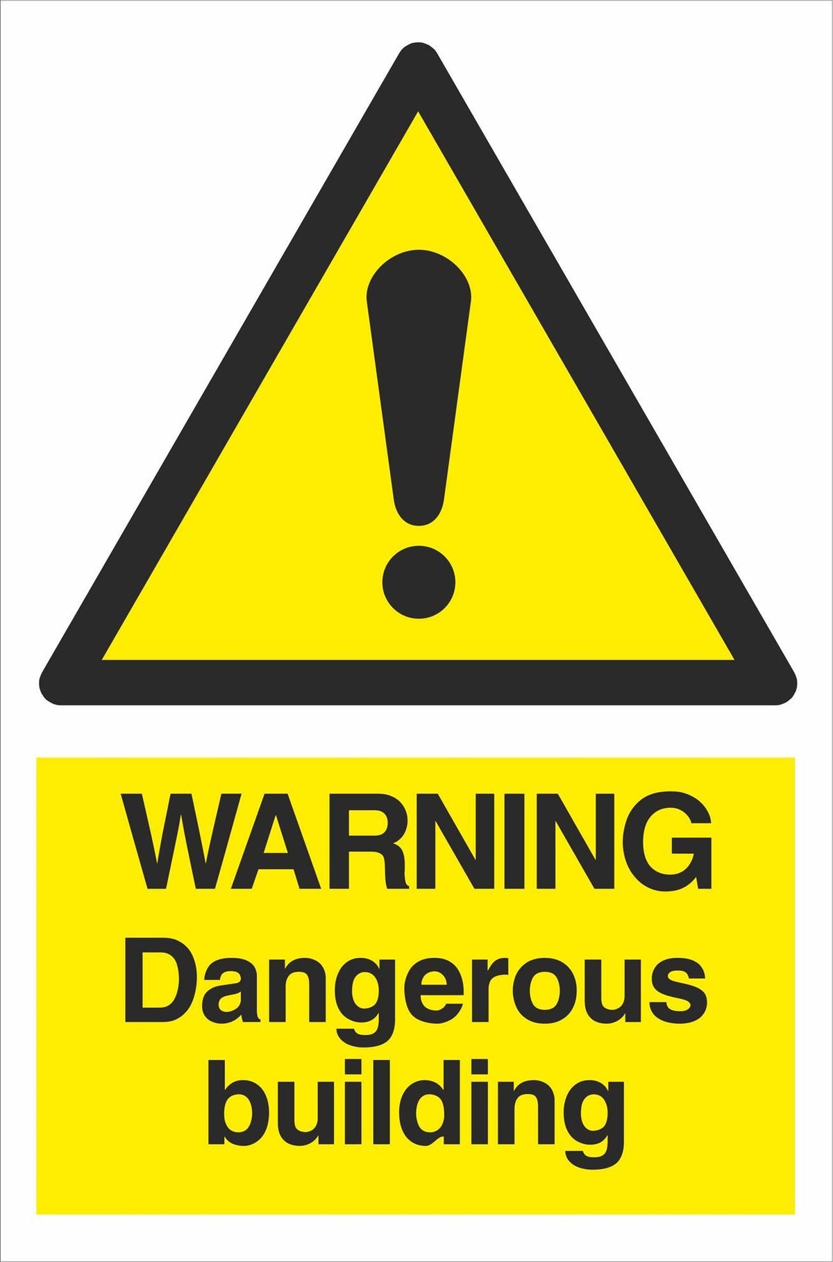 WARNING Dangerous building — Sign Services UK