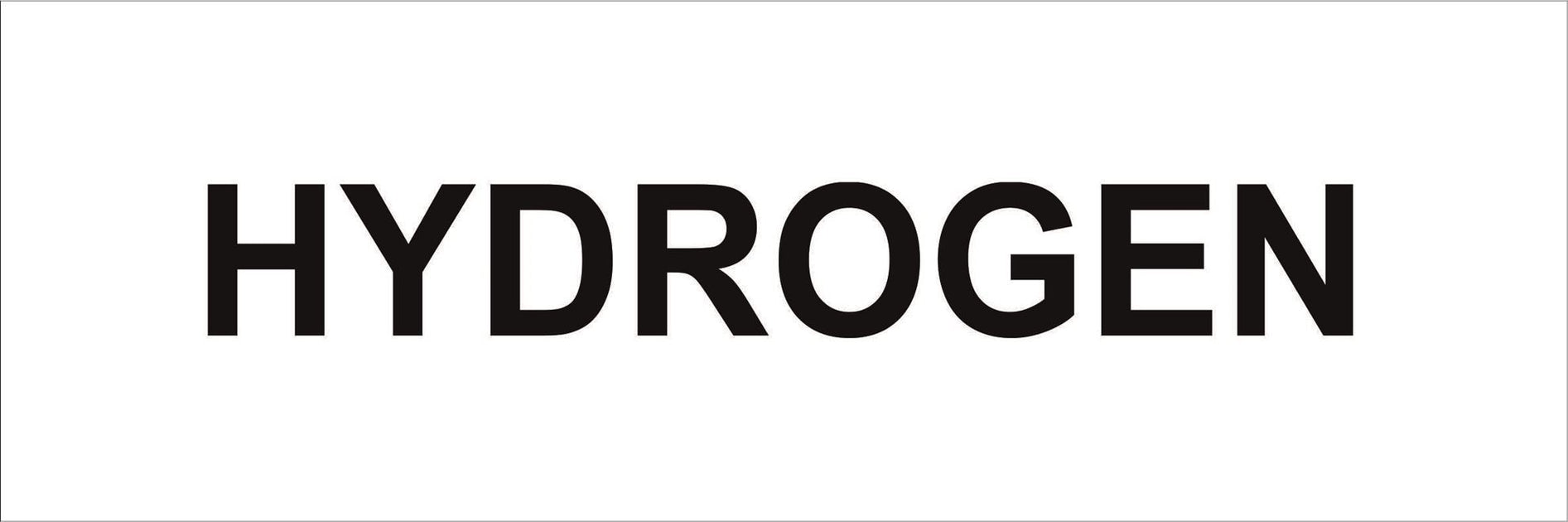 Pipeline Marking Label - HYDROGEN — Sign Services UK