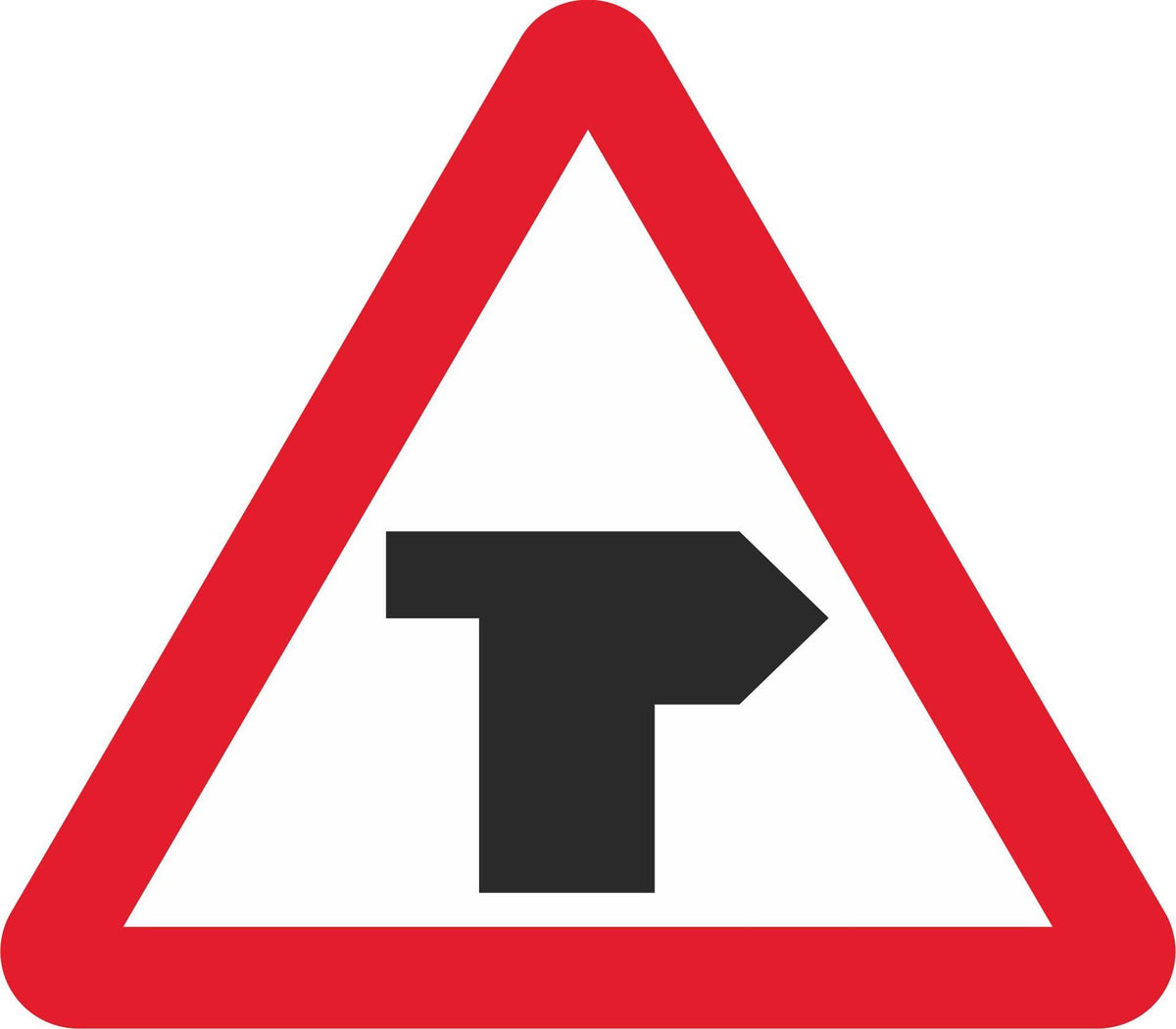 T-junction with priority over vehicles from the left - Road Traffic Si ...