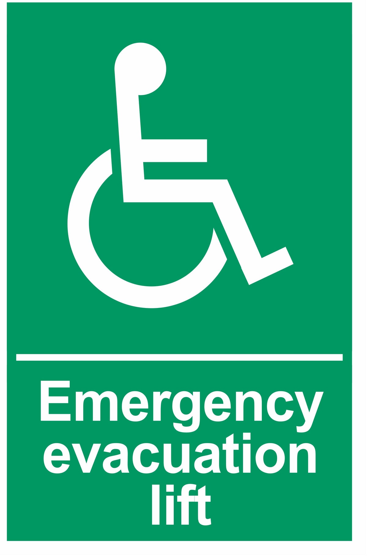 Emergency evacuation lift — Sign Services UK