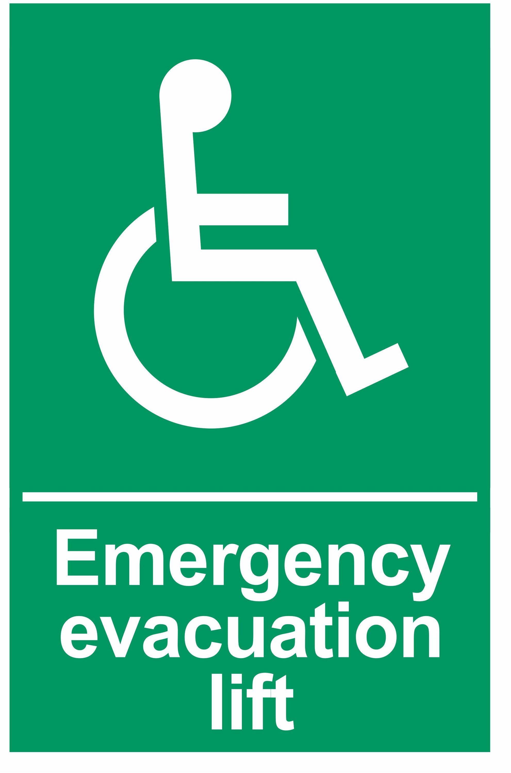 Emergency evacuation lift — Sign Services UK
