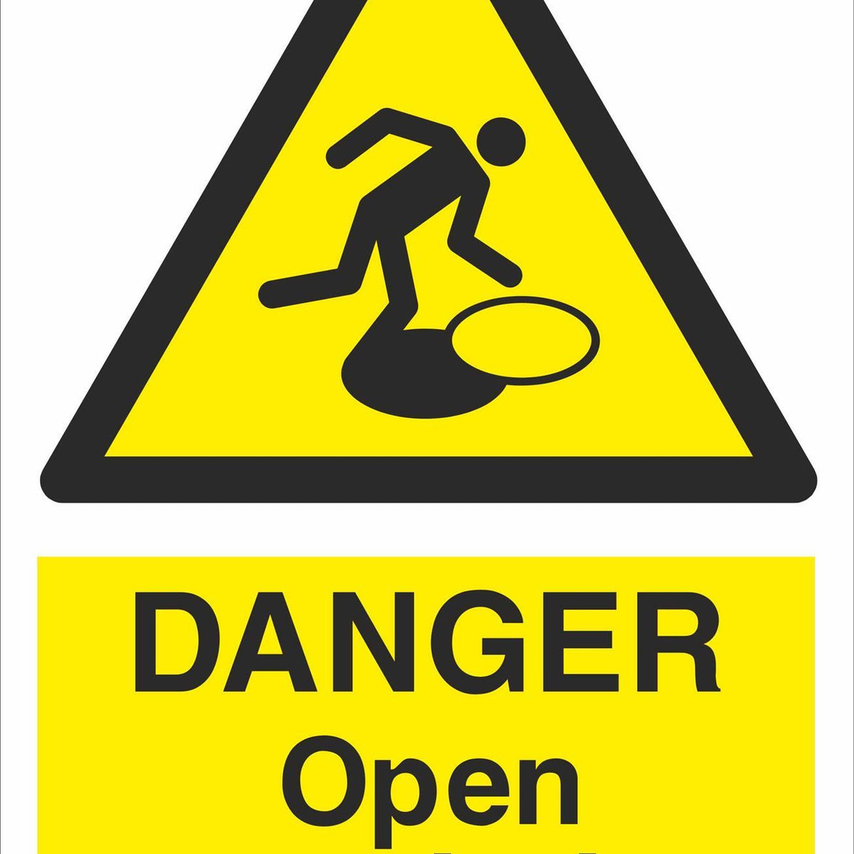 DANGER Open manhole — Sign Services UK