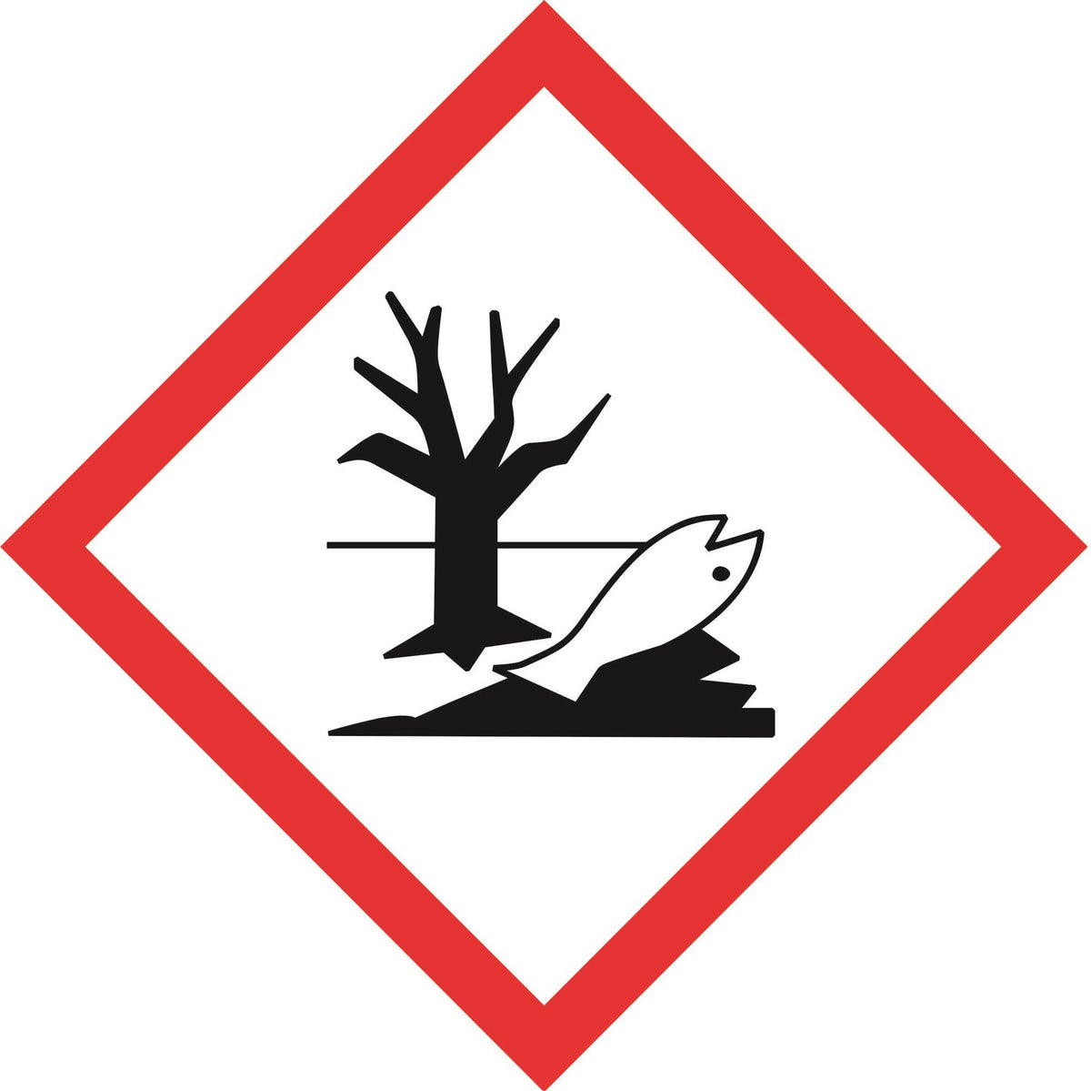 Hazardous Diamonds - Hazardous to the aquatic environment — Sign ...