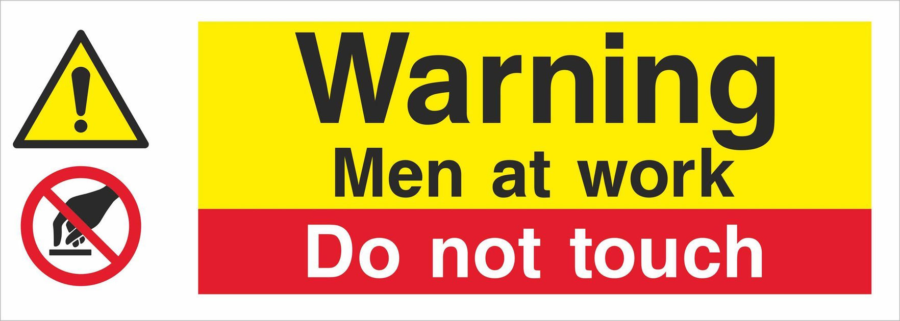 Warning Men at work — Sign Services UK